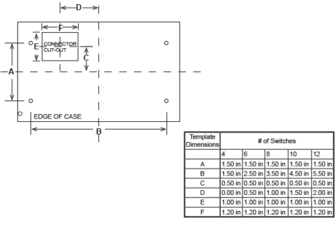 VCMS2 12 Button Switch Module | InPower